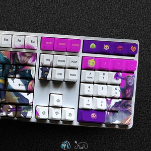 Kayn - the Shadow Reaper LOL Series Keycap Set, 127 Keys PBT for ...