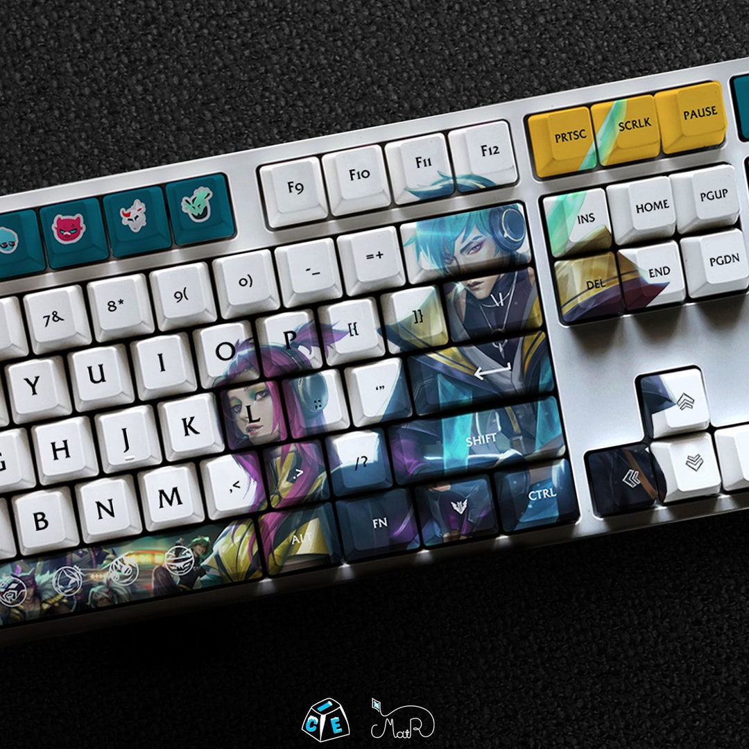Aphelios the Weapon of the Faithful Lol Series Keycap Set, 127 Keys PBT ...