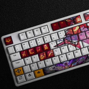 Viego - the Ruined King LOL Series Keycap Set, 140 Keys PBT for Mechanical Keyboard Cherry ...