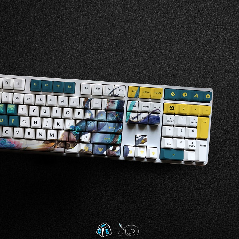 Yone the Unforgotten LOL Series Keycap Set 112 Keys PBT for - Etsy