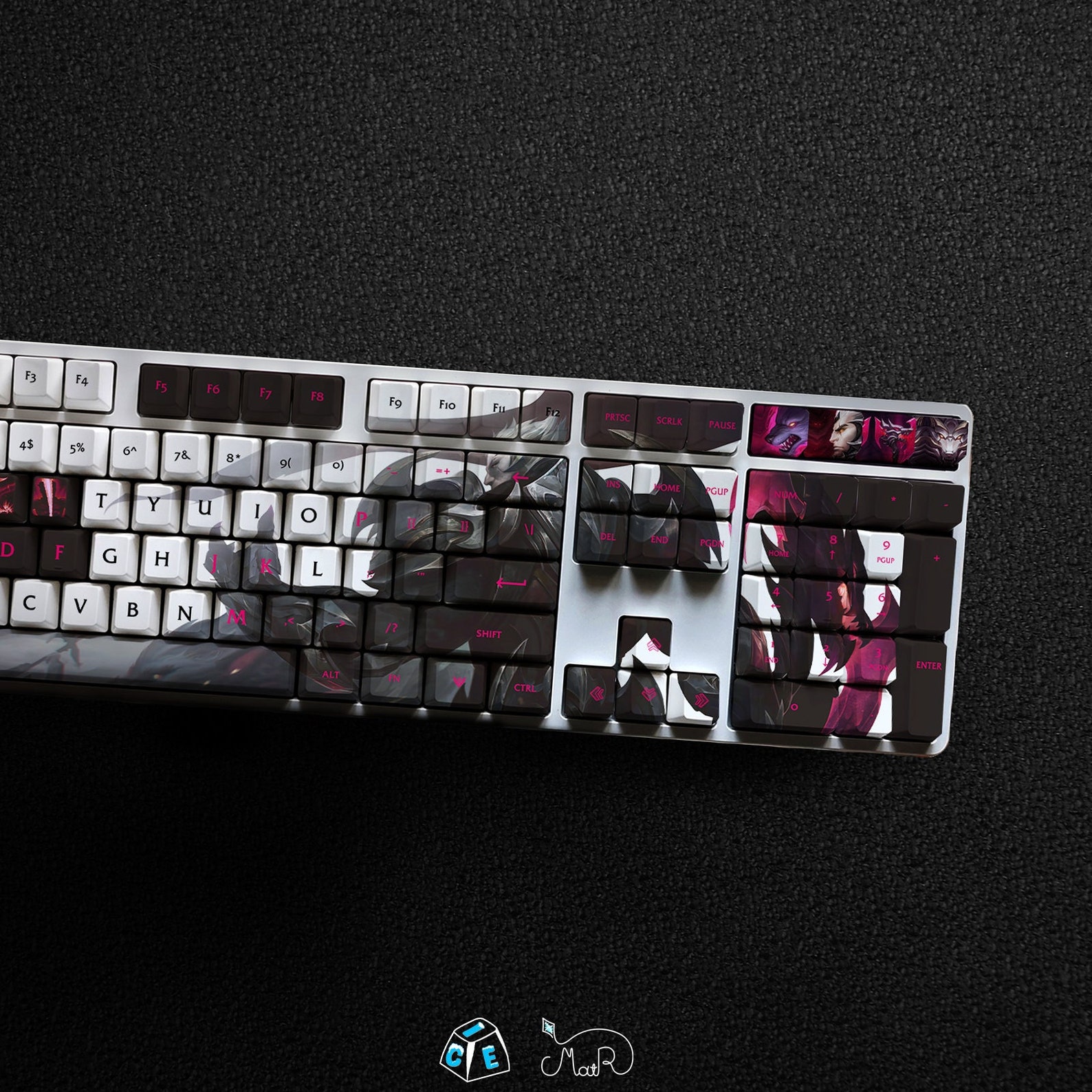 Darius - the Hand of Noxus Lol Series Keycap Set, 127 Keys PBT for ...