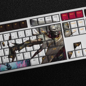 Jhin - the Virtuoso Lol Keycap Set, 147 Keys PBT Profile Cherry for Mechanical Keyboard | Jhin ...