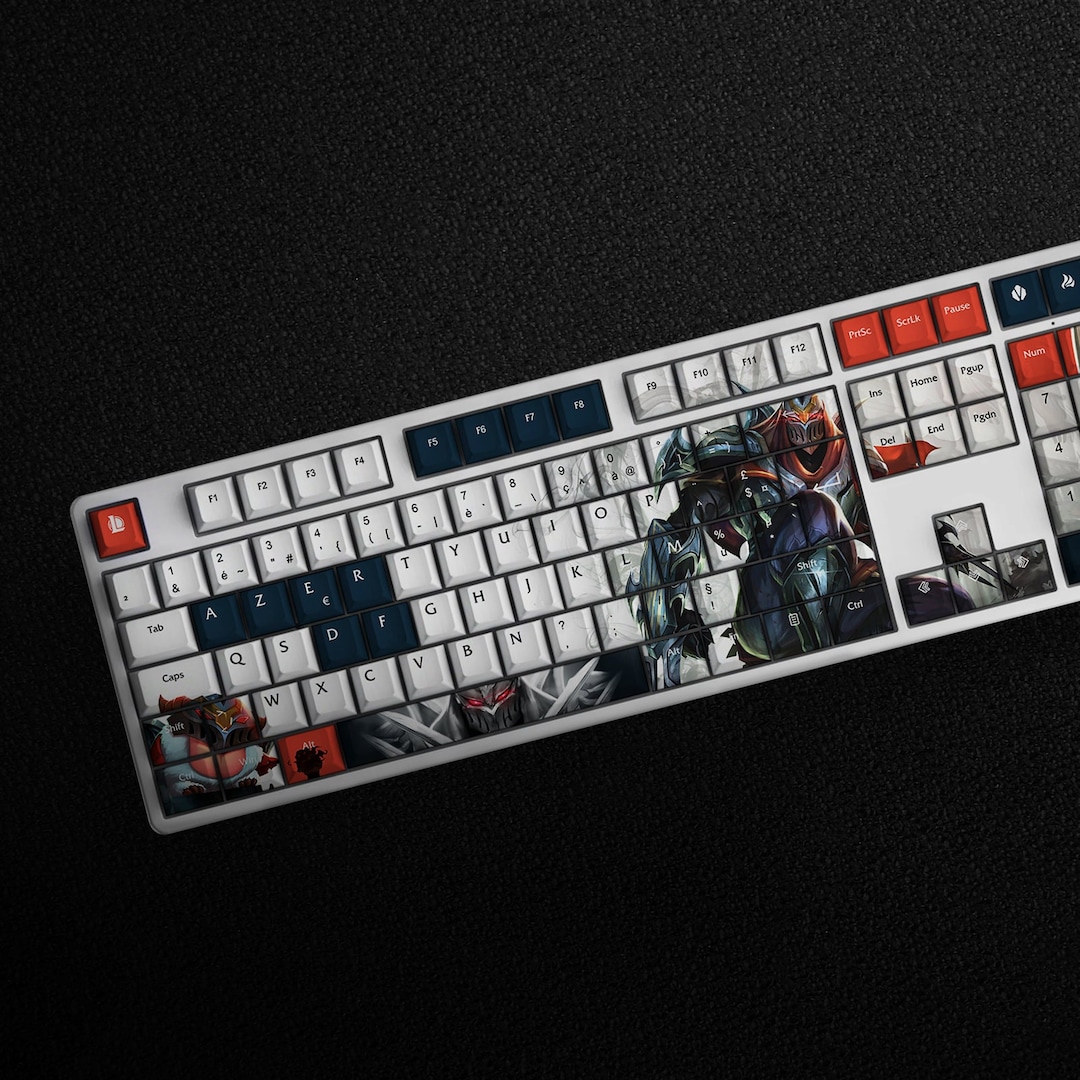 Zed - the Master of Shadows Lol Keycap Set, 140 Keys PBT Profile Cherry ...