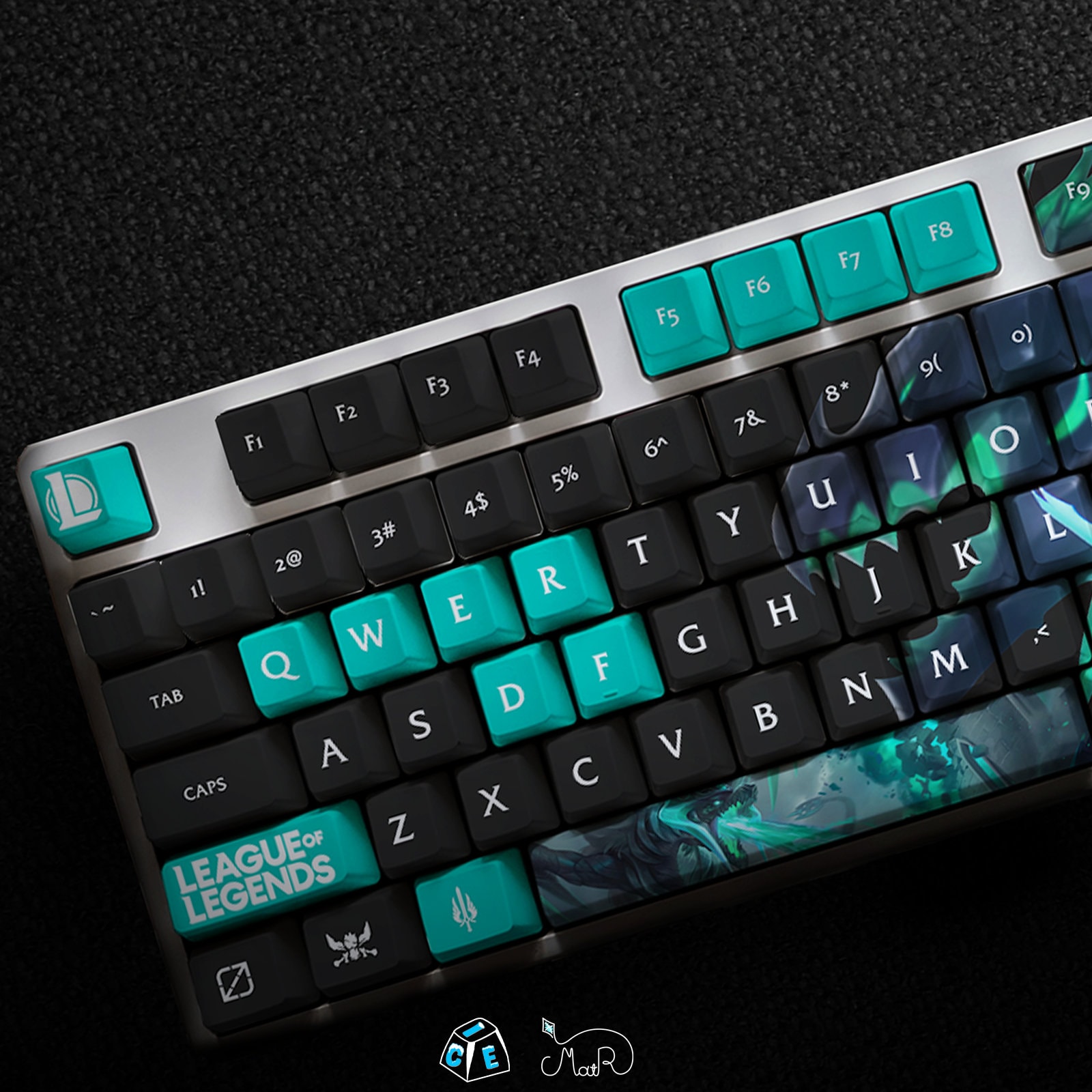 Shyvana the Half-dragon LOL Series Keycap Set 112 Keys PBT - Etsy