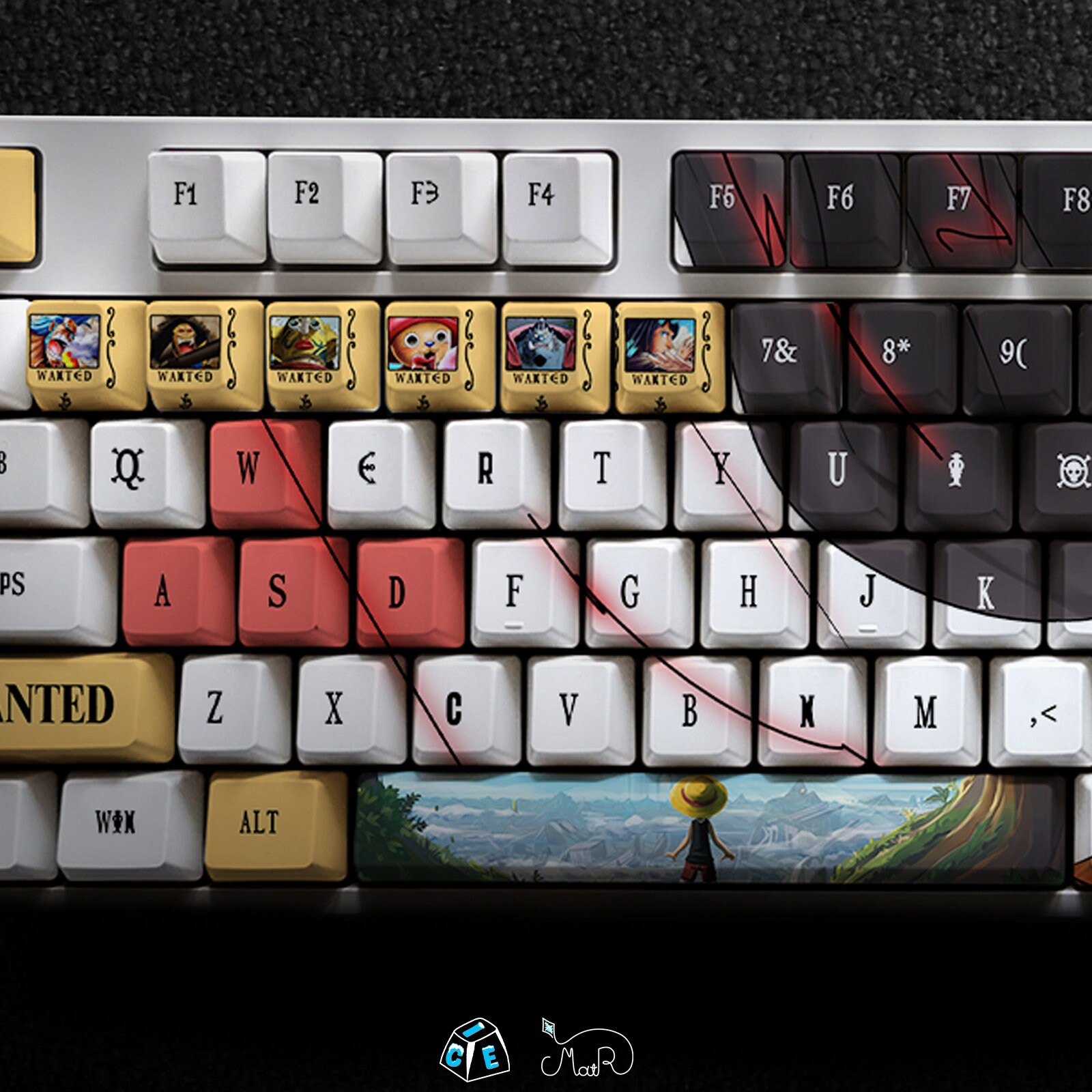 123 Keys Four Emperors Theme Keycap Gomu Gomu No Mi Theme - Etsy UK