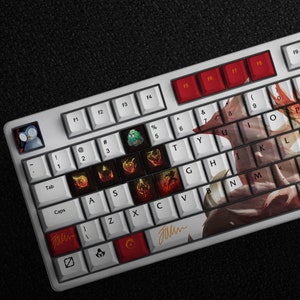 Immortalized Legend Ahri - Hall of Legends Skin Lol Keycap Set, 140 ...