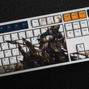 Pantheon - the Unbreakable Spear Keycap Set, 140 Keys PBT for ...