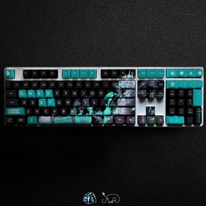 Viego - the Ruined King LOL Series Keycap Set, 127 Keys PBT for Mechanical Keyboard OEM Profile ...