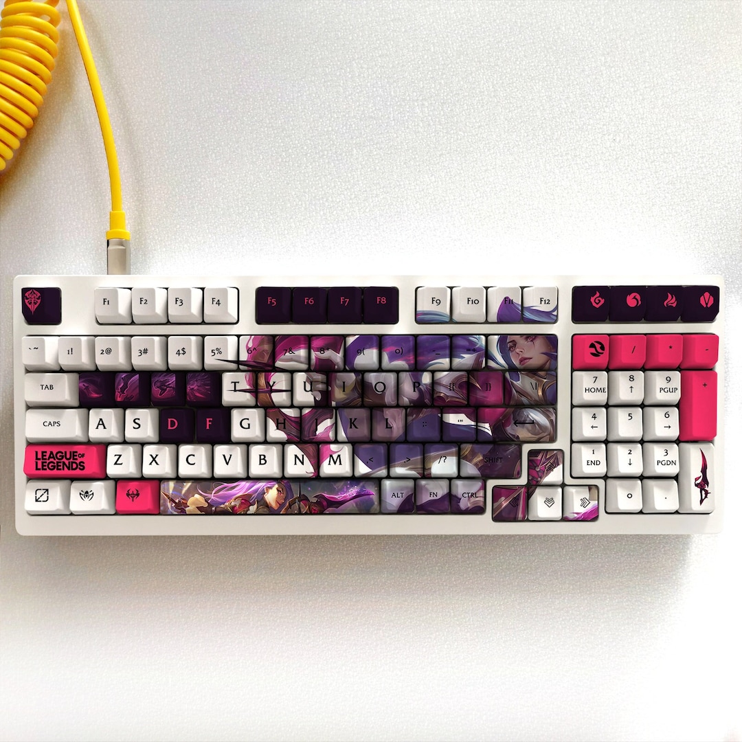 Katarina - the Sinister Blade LOL Series Keycap Set, 127 Keys PBT for ...