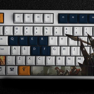 Pantheon - the Unbreakable Spear Keycap Set, 140 Keys PBT for ...