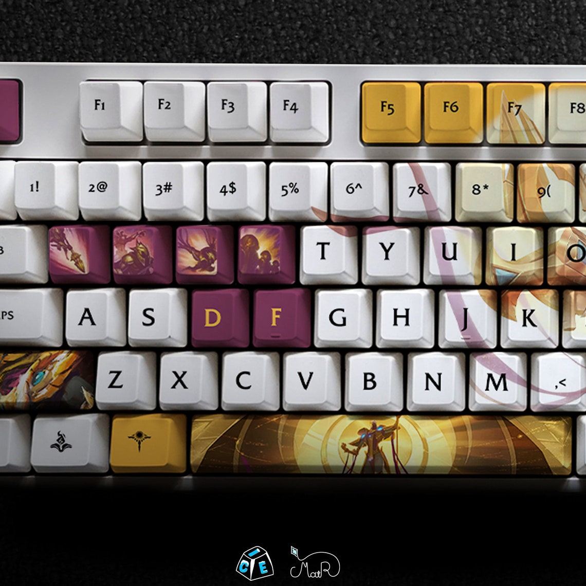AZIR - the Emperor of the Sands Lol Series Keycap Set, 127 Keys PBT for ...