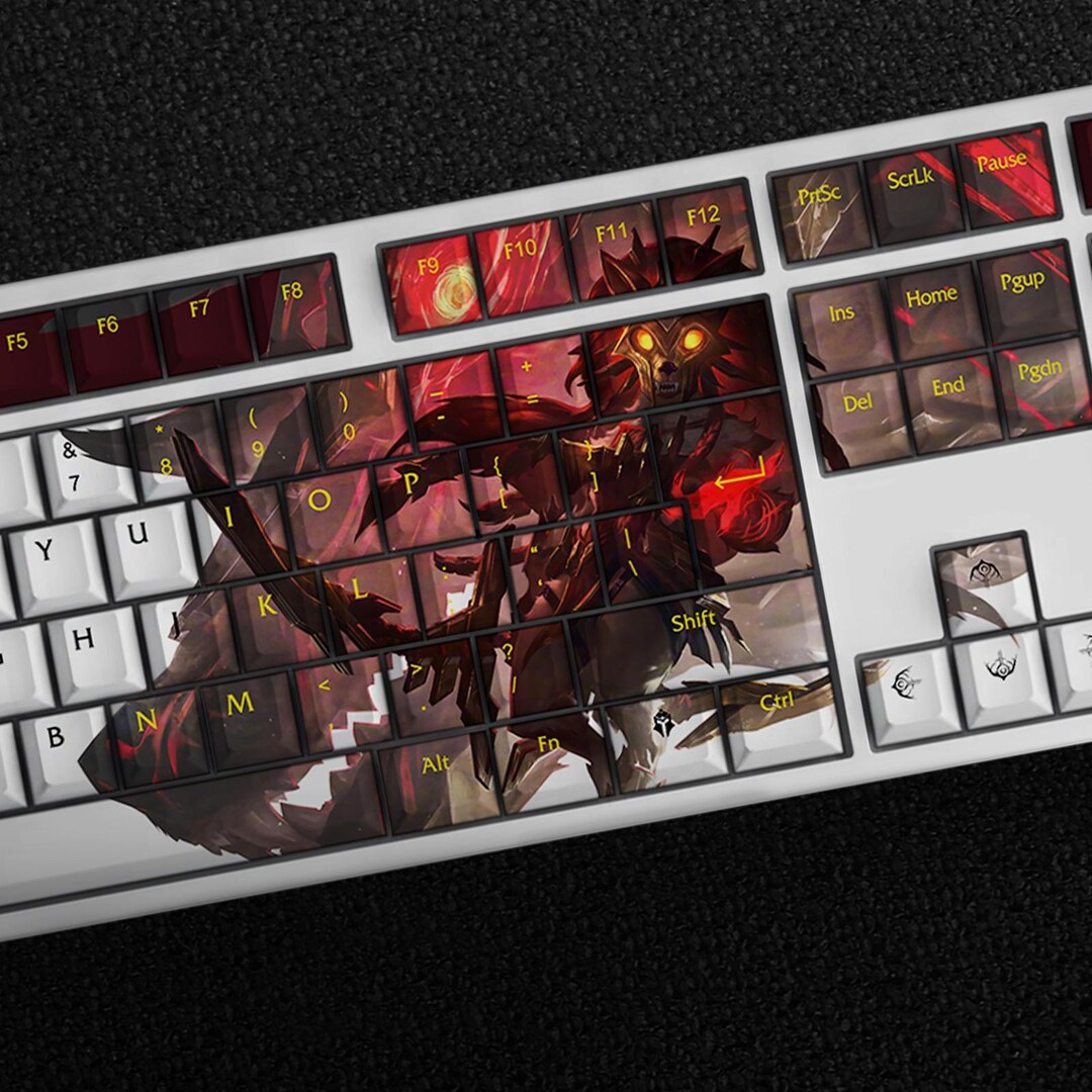 Kindred - the Eternal Hunters LOL Keycap Set, 140 Keys PBT Profile ...