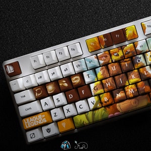 Nunu & Willump - the Boy and His Yeti Series Keycap Set, 112 Keys PBT ...