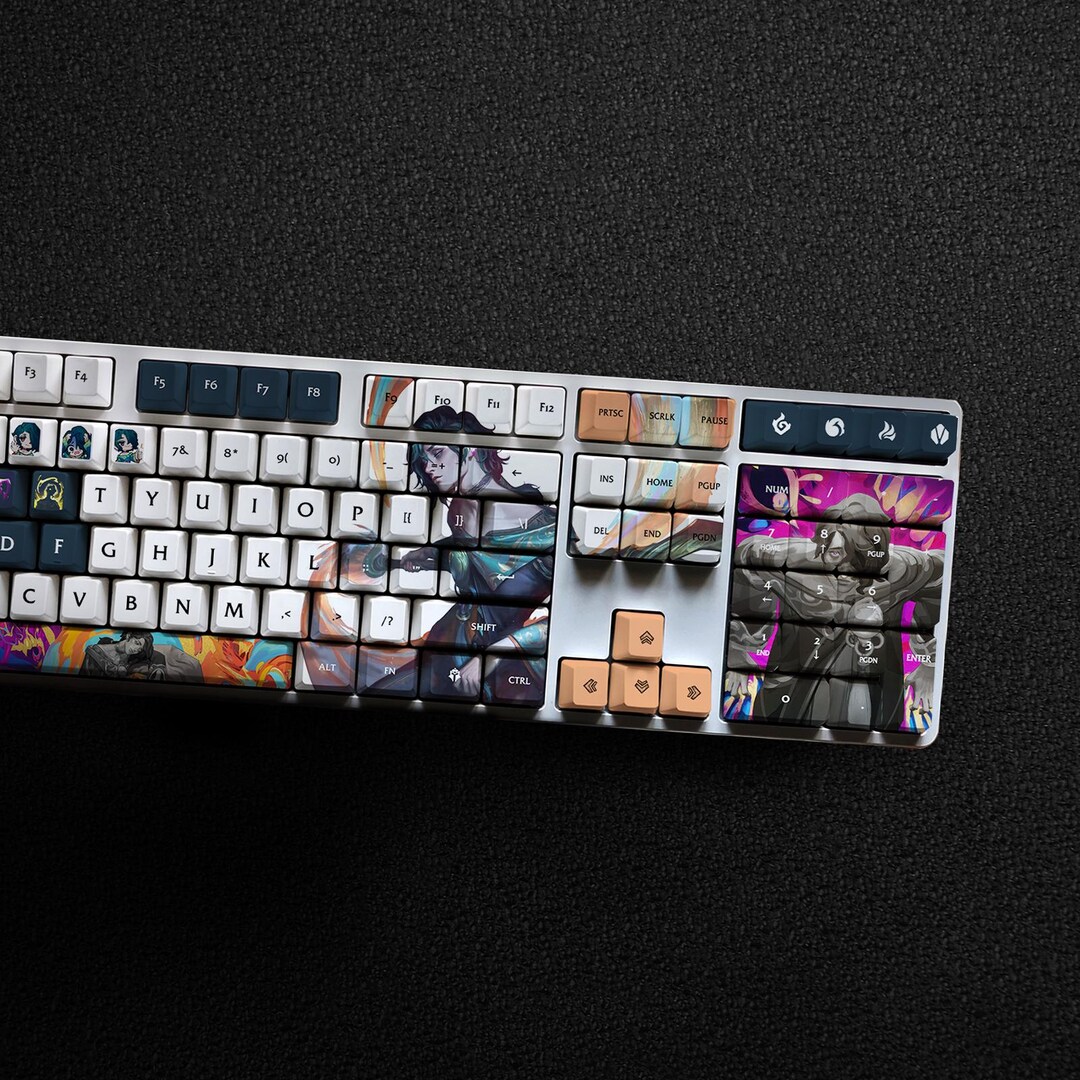 Hwei - the Visionary Lol Series Keycap Set, 127 Keys PBT for Mechanical ...