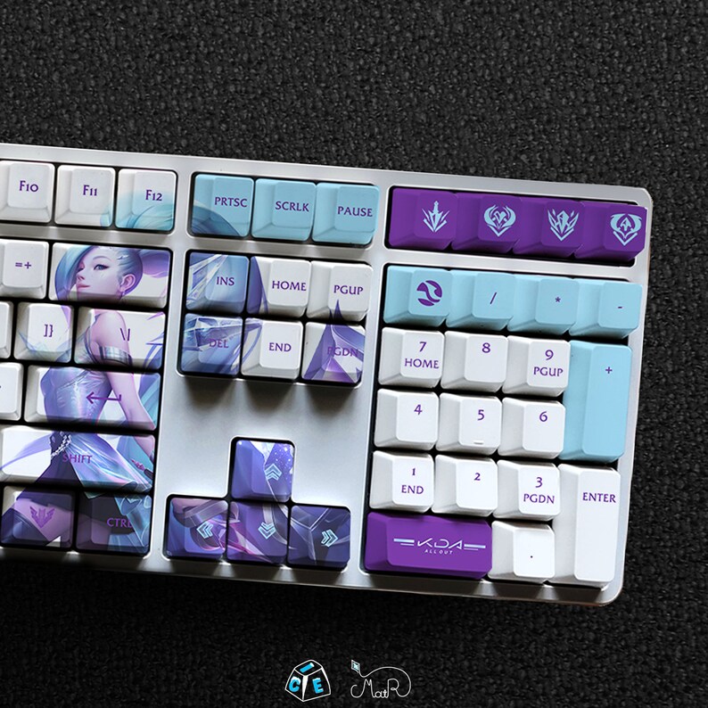 KDA All Out Seraphine Seraphine Superstar Lol Series Keycap - Etsy