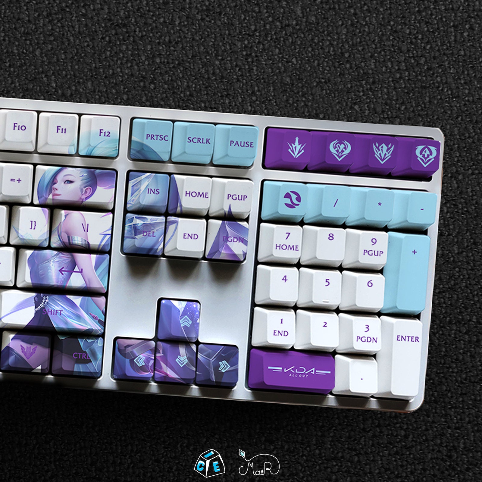 KDA All Out Seraphine Seraphine Superstar Lol Series Keycap - Etsy