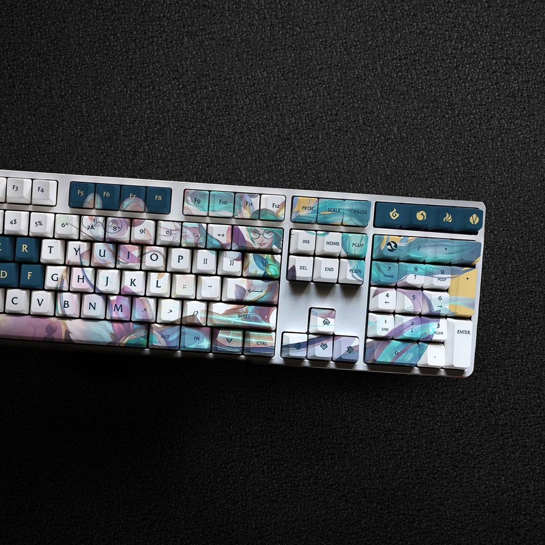 Sona - Maven of the Strings LOL Series Keycap Set, 127 Keys PBT for ...