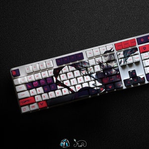 Evelynn - Agony's Embrace LOL Series Keycap Set, 127 Keys PBT for Mechanical Keyboard OEM ...