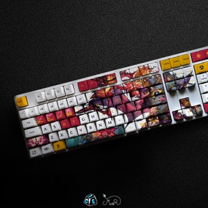 Viego the Ruined King LOL Series Keycap Set, 112 Keys PBT for Mechanical Keyboard OEM Profile ...