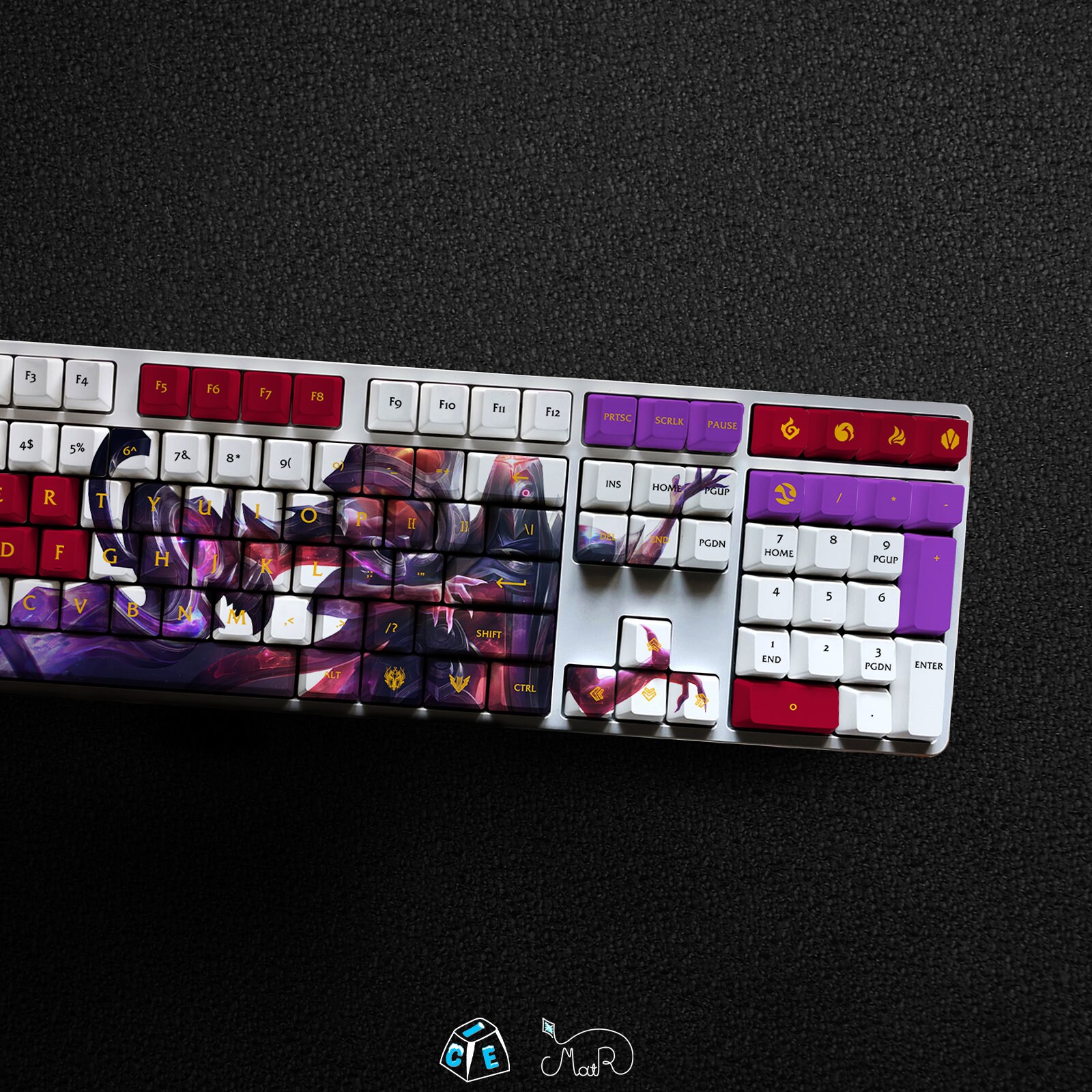 Jhin the Virtuoso LOL Series Keycap Set 127 Keys PBT for - Etsy