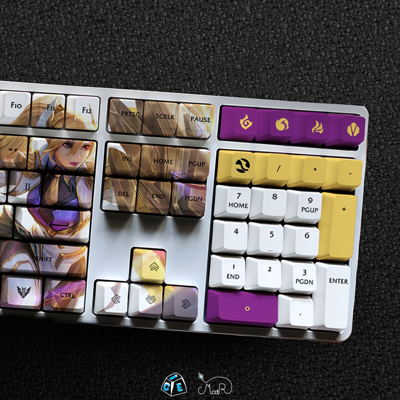 Leona the Radiant Dawn LOL Series Keycap Set112 Keys PBT - Etsy