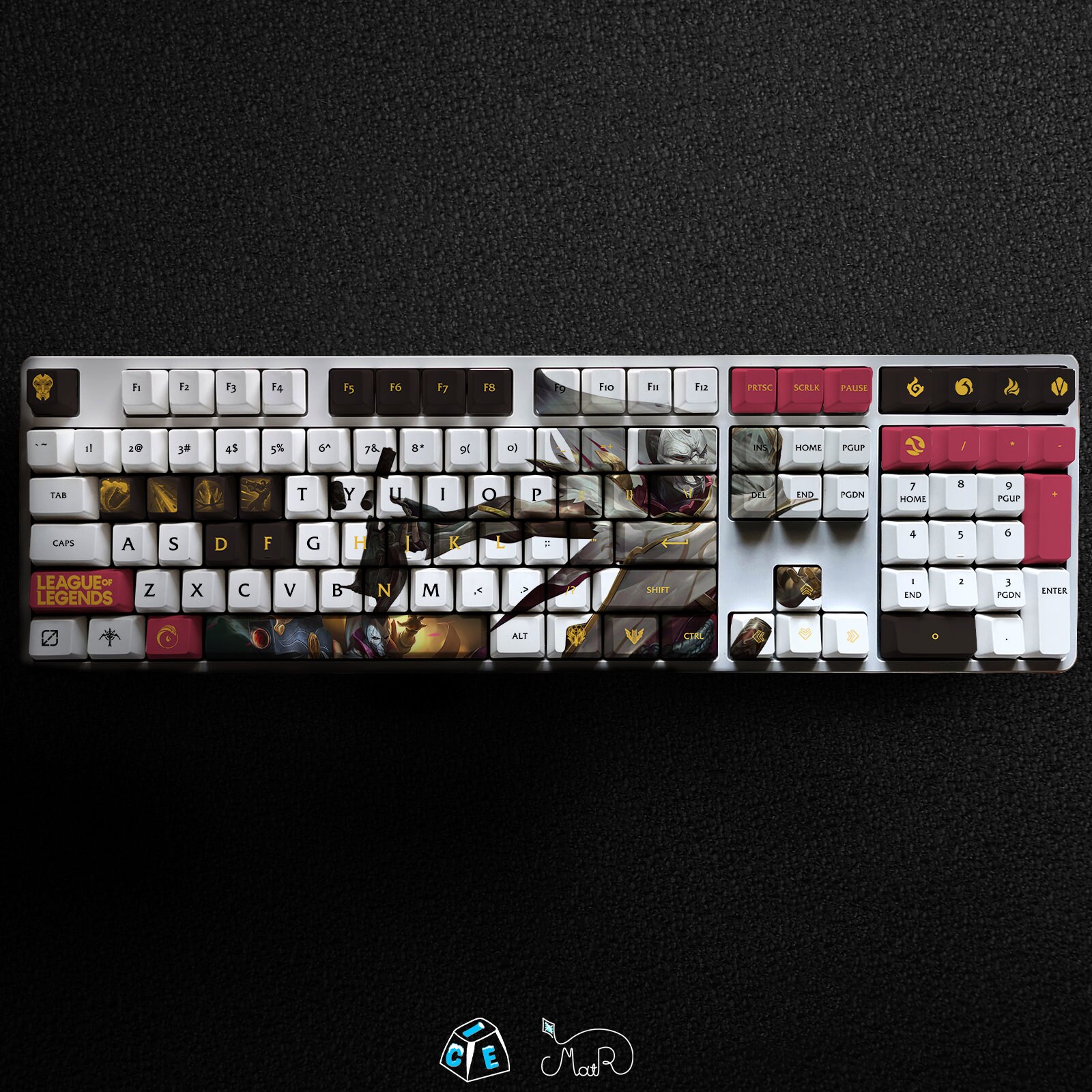 Jhin the Virtuoso LOL Series Keycap Set 112 Keys PBT for - Etsy Australia