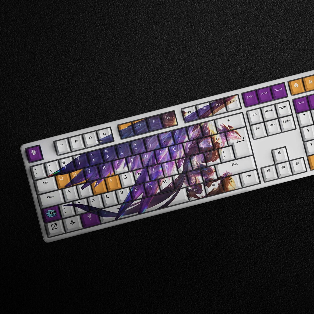 Anivia - the Cryophoenix Lol Keycap Set, 140 Keys PBT Profile Cherry ...