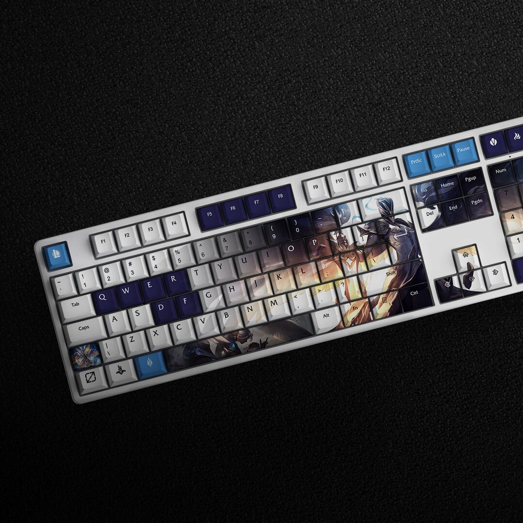 Kayle - the Righteous Lol Keycap Set, 140 Keys PBT for Mechanical ...