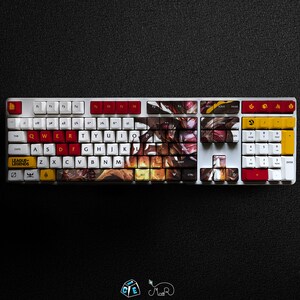 Shyvana - the Half-dragon LOL Series Keycap Set, 127 Keys PBT for Mechanical Keyboard OEM ...
