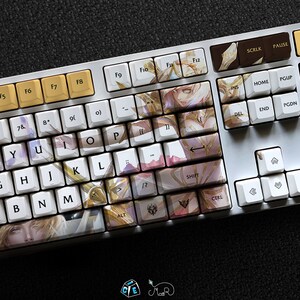 Lux - the Lady of Luminosity LOL Series Keycap Set, 112 Keys PBT for ...