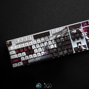 Darius - the Hand of Noxus Lol Series Keycap Set, 127 Keys PBT for Mechanical Keyboard OEM ...