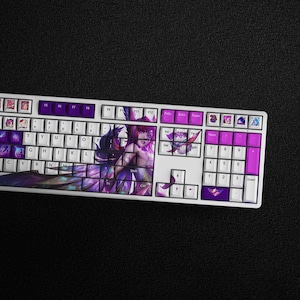 Xayah - the Rebel Lol Keycap Set, 147 Keys PBT Profile Cherry for Mechanical Keyboard | Xayah ...