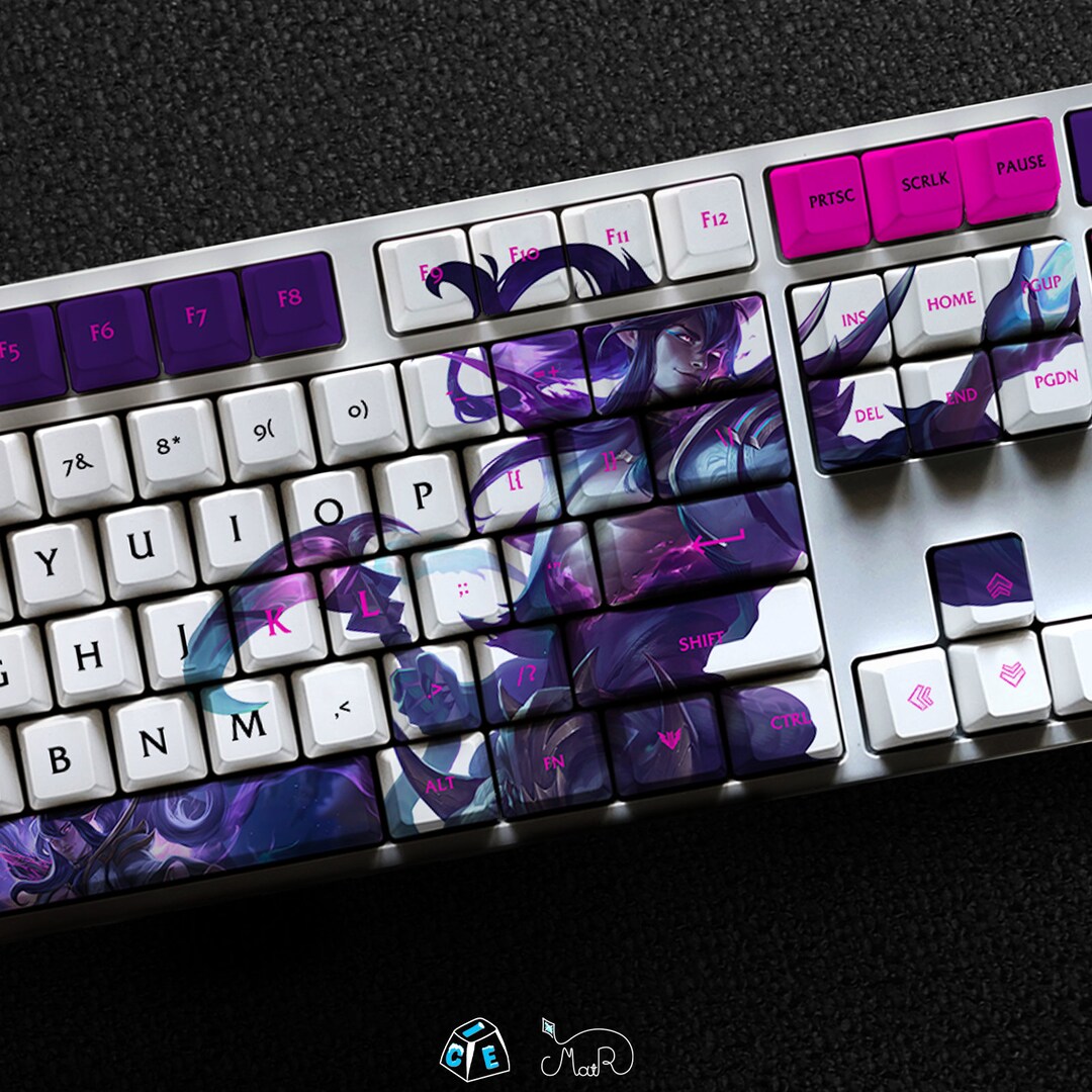 Thresh - the Chain Warden LOL Series Keycap Set, 127 Keys PBT for ...