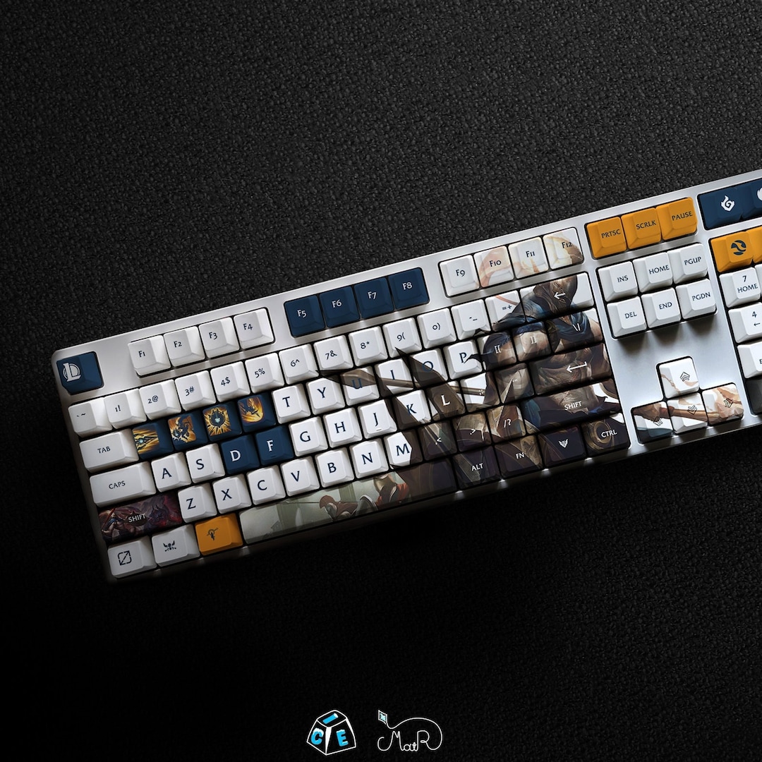 Pantheon - the Unbreakable Spear Series Keycap Set, 127 Keys PBT for ...