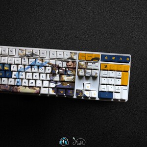 Xin Zhao - the Seneschal of Demacia LOL Series Keycap Set, 112 Keys PBT ...