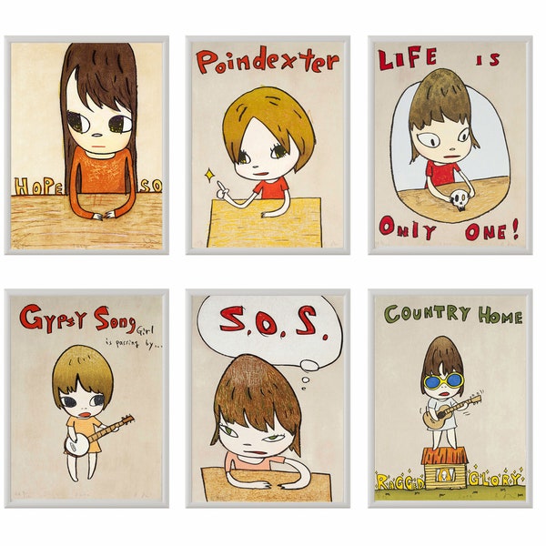 Yoshitomo Nara Print - Etsy