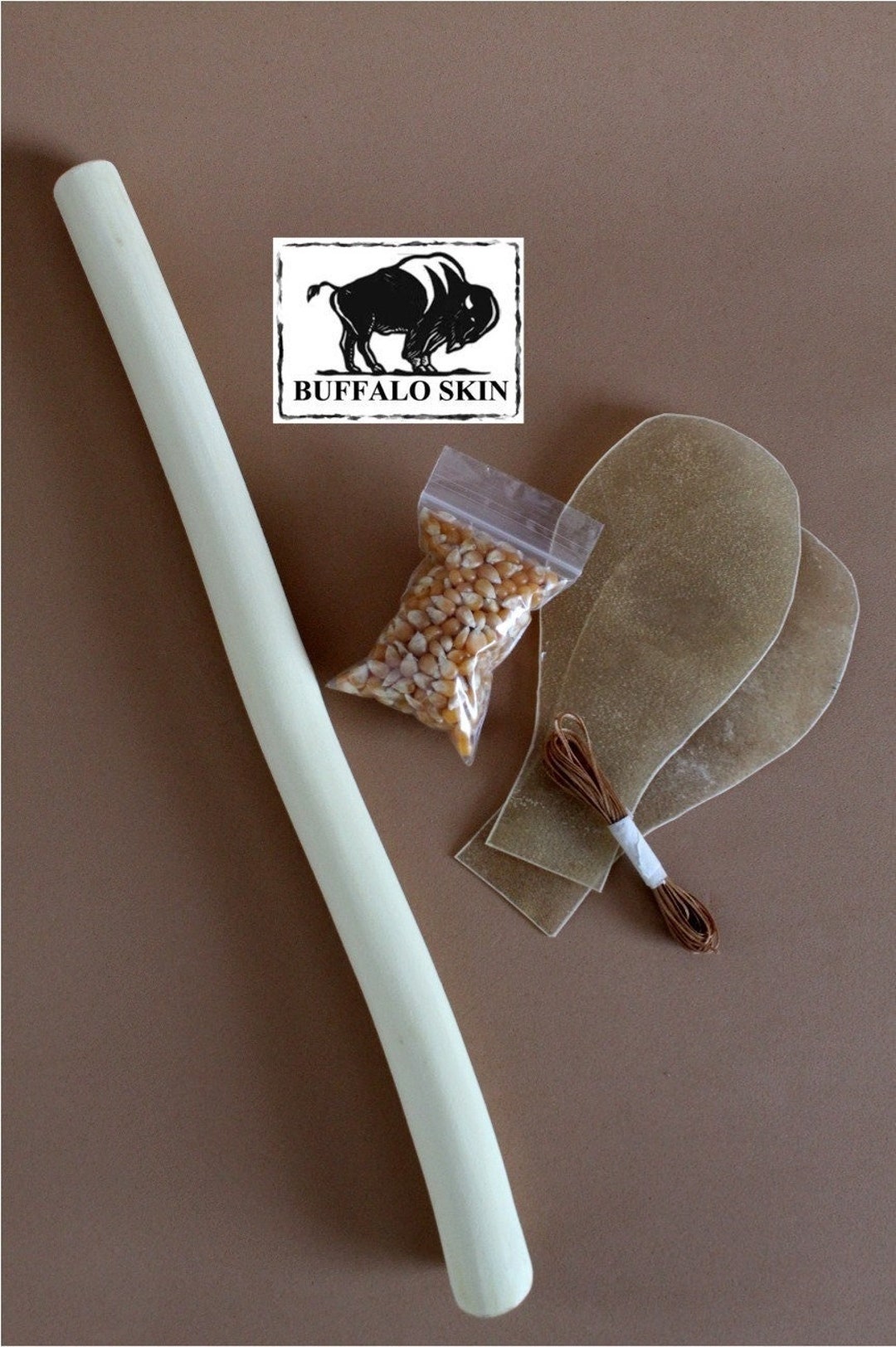 RATTLE KIT Buffalo Rawhide Native American - Etsy