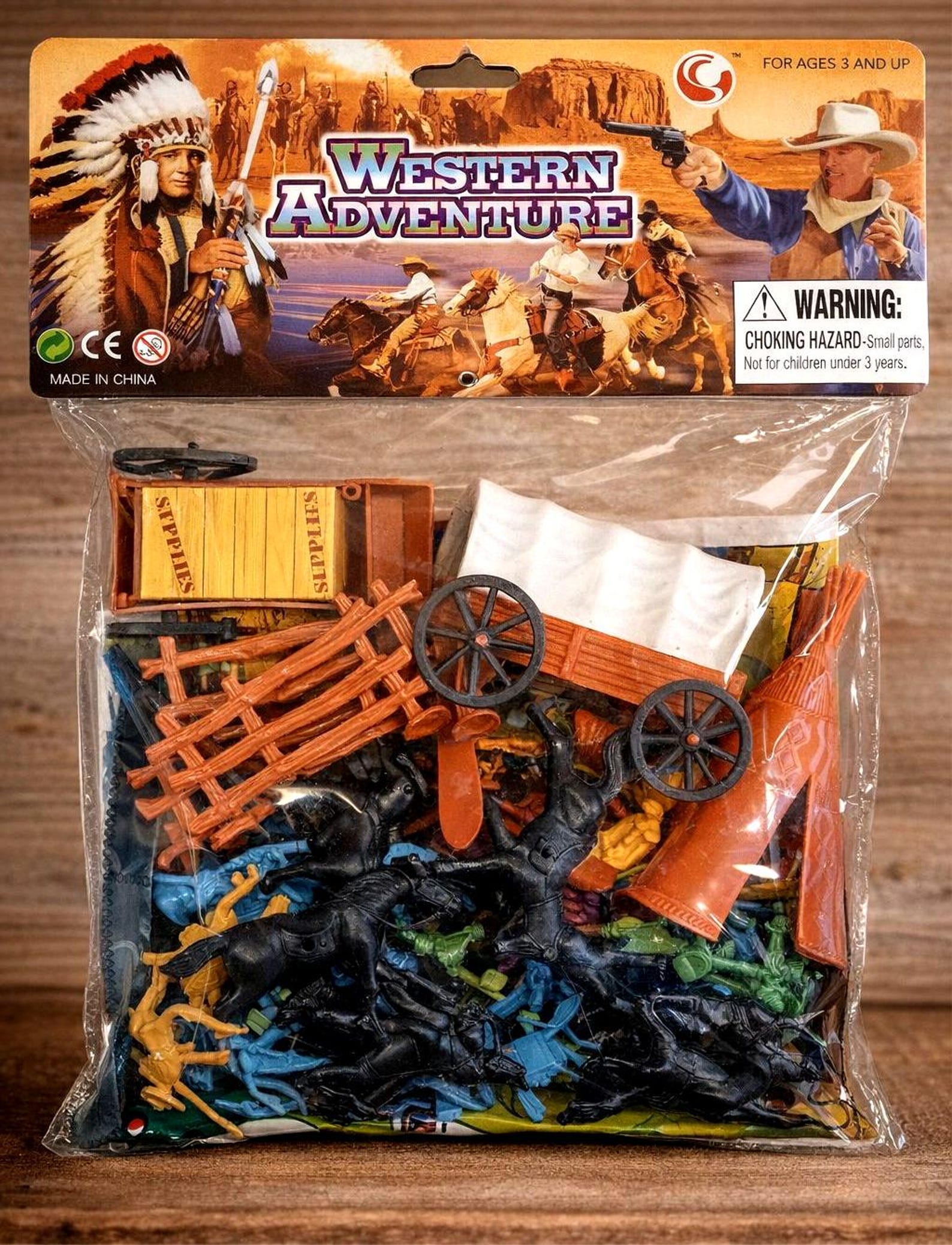 Wild West Figures Playset – Native American & Cowboy Toys With ...