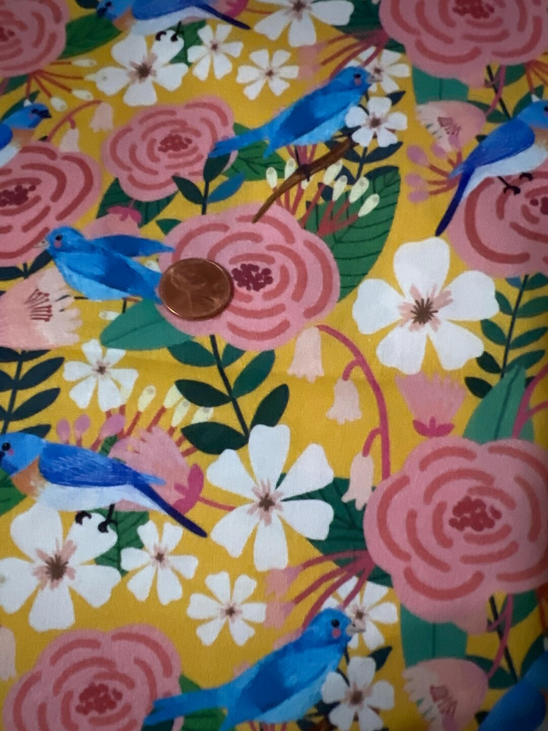 Bird Garden by Mia Charro for Freespirit. Sold by the 1/2 Yard. 100% ...