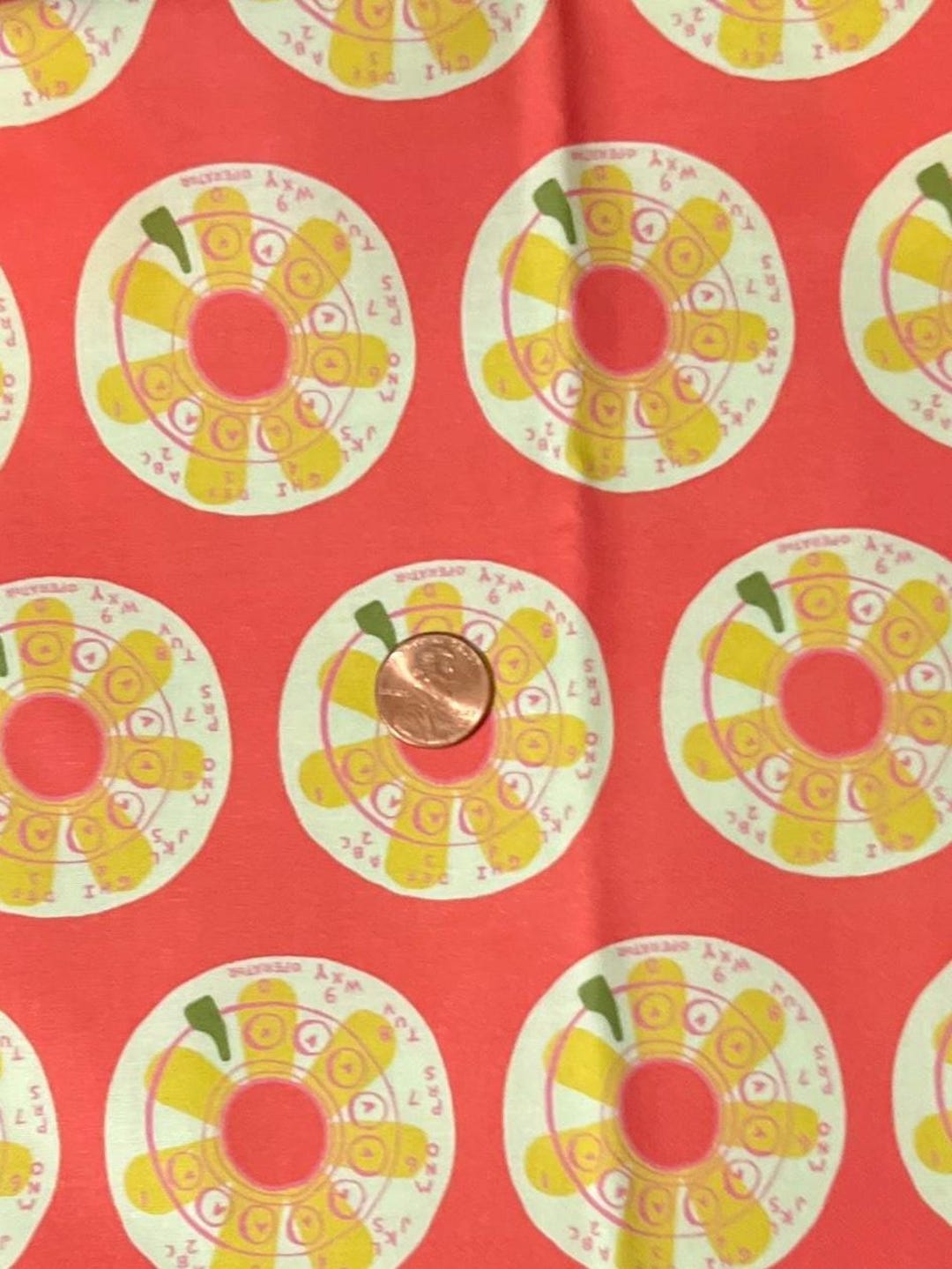 Lysa Flower Cotton Fabric: 9 to 5 Paintbrush Studio - Etsy
