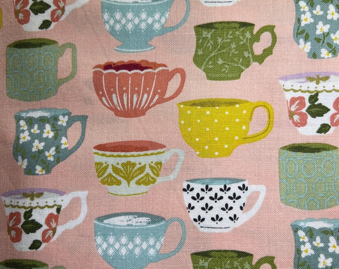 REMNANT Tea With Bea by Katherine Lenius for Riley Blake 100% Cotton 44 ...