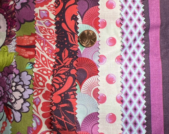 OOP Tula Pink 16th Century Selfie -elizabeth for Freespirit. 100 % ...