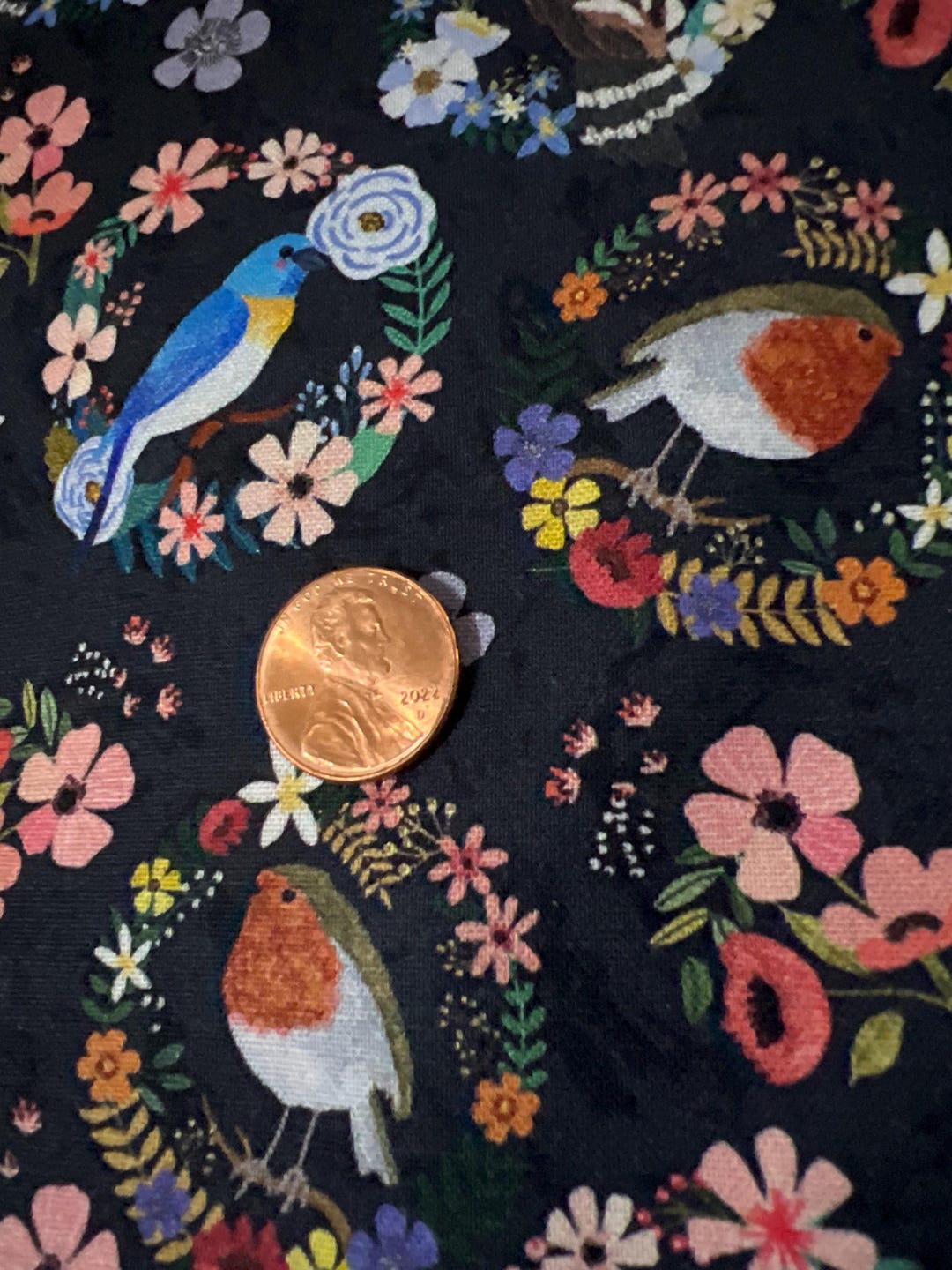 Bird Garden by Mia Charro for Freespirit. Sold by the 1/2 Yard. 100% ...