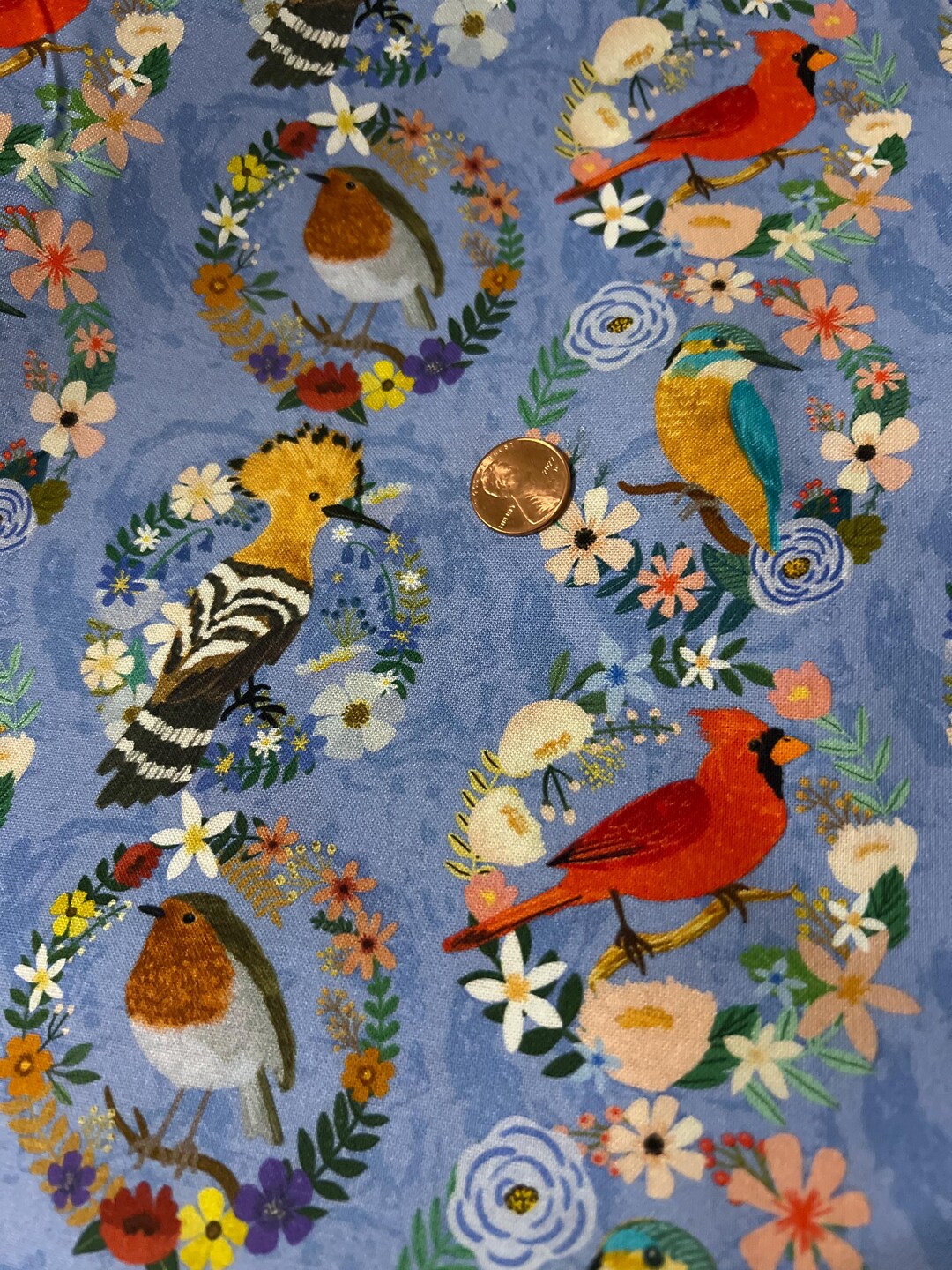 Bird Garden by Mia Charro for Freespirit. Sold by the 1/2 Yard. 100% ...
