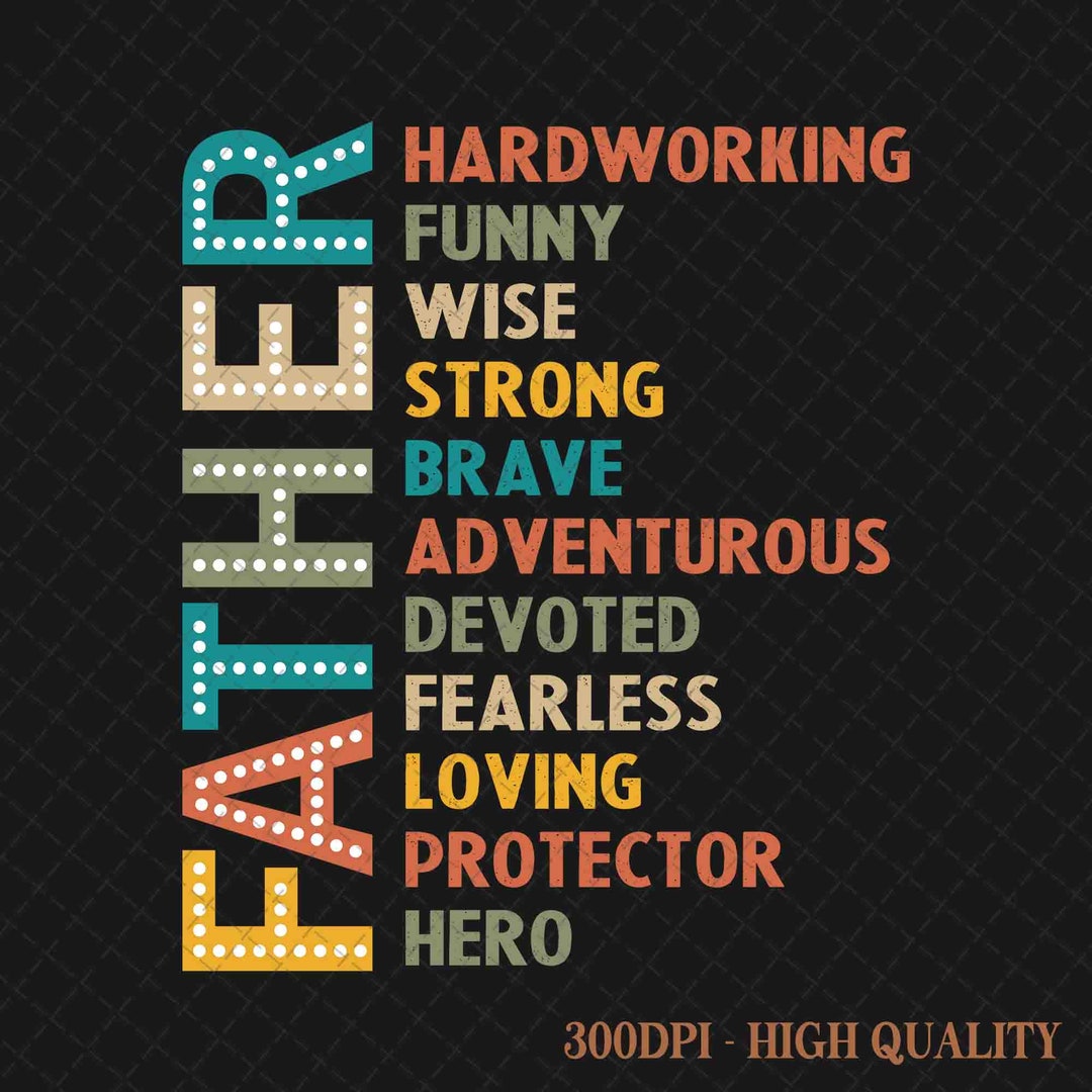 Father Words SVG, Best Dad Ever Svg, Dad Svg, Dad Day Svg, Father's Day ...