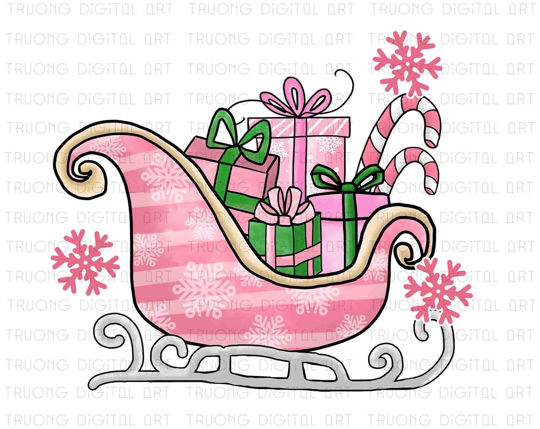 Sleigh All Day Png, Santa Claus Png, Pink Sleigh Girl Sleigh Png, Funny ...