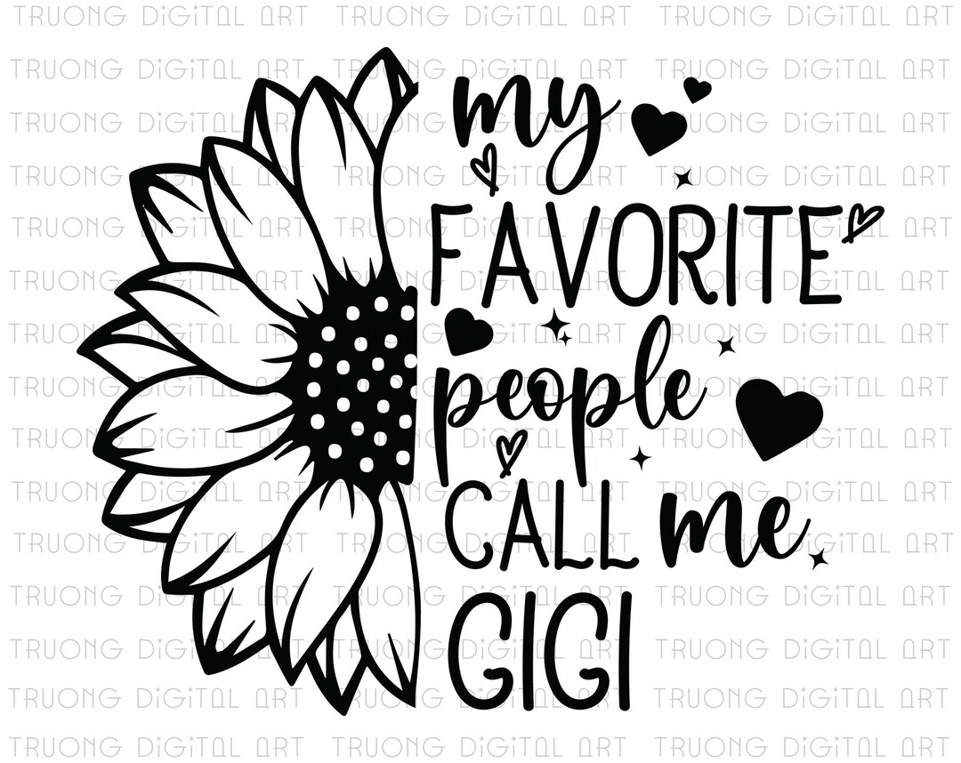 Grandma SVG, My Favorite People Call Me Grandma Svg, Gigi Svg ...