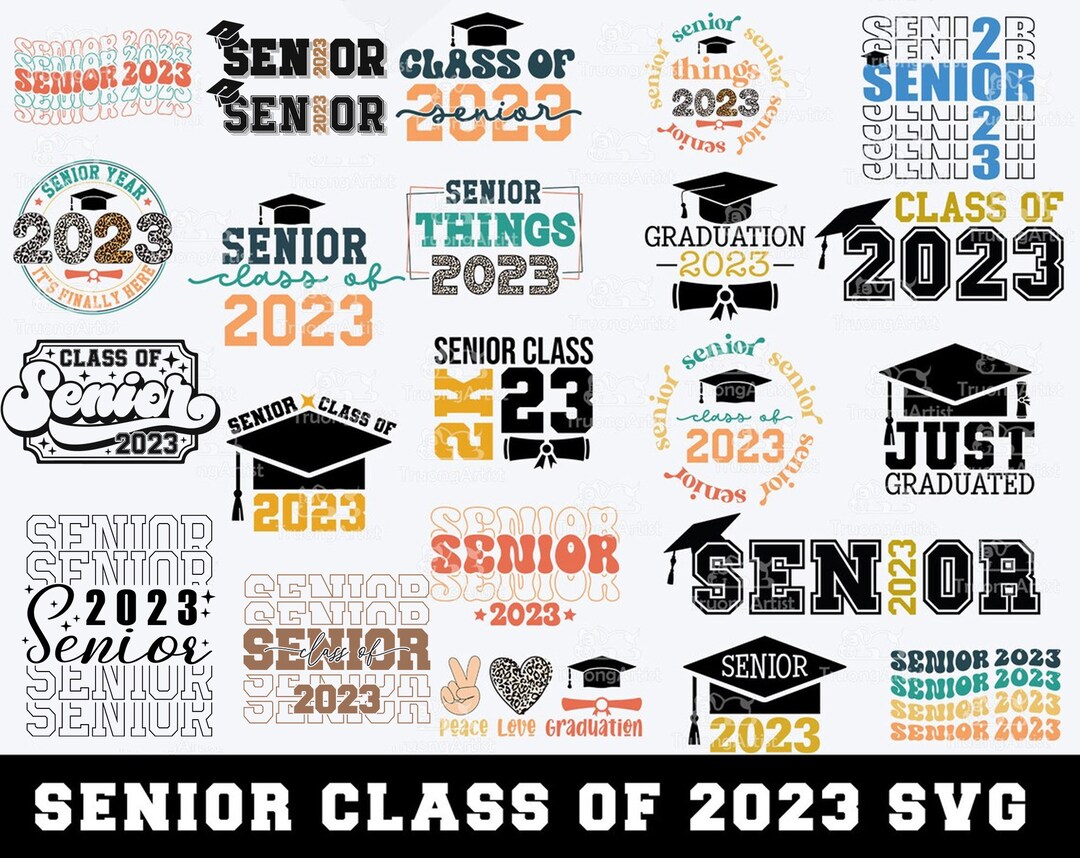 Graduation SVG Bundle, Class of 2023 Svg, Proud Graduate 2023 SVG ...