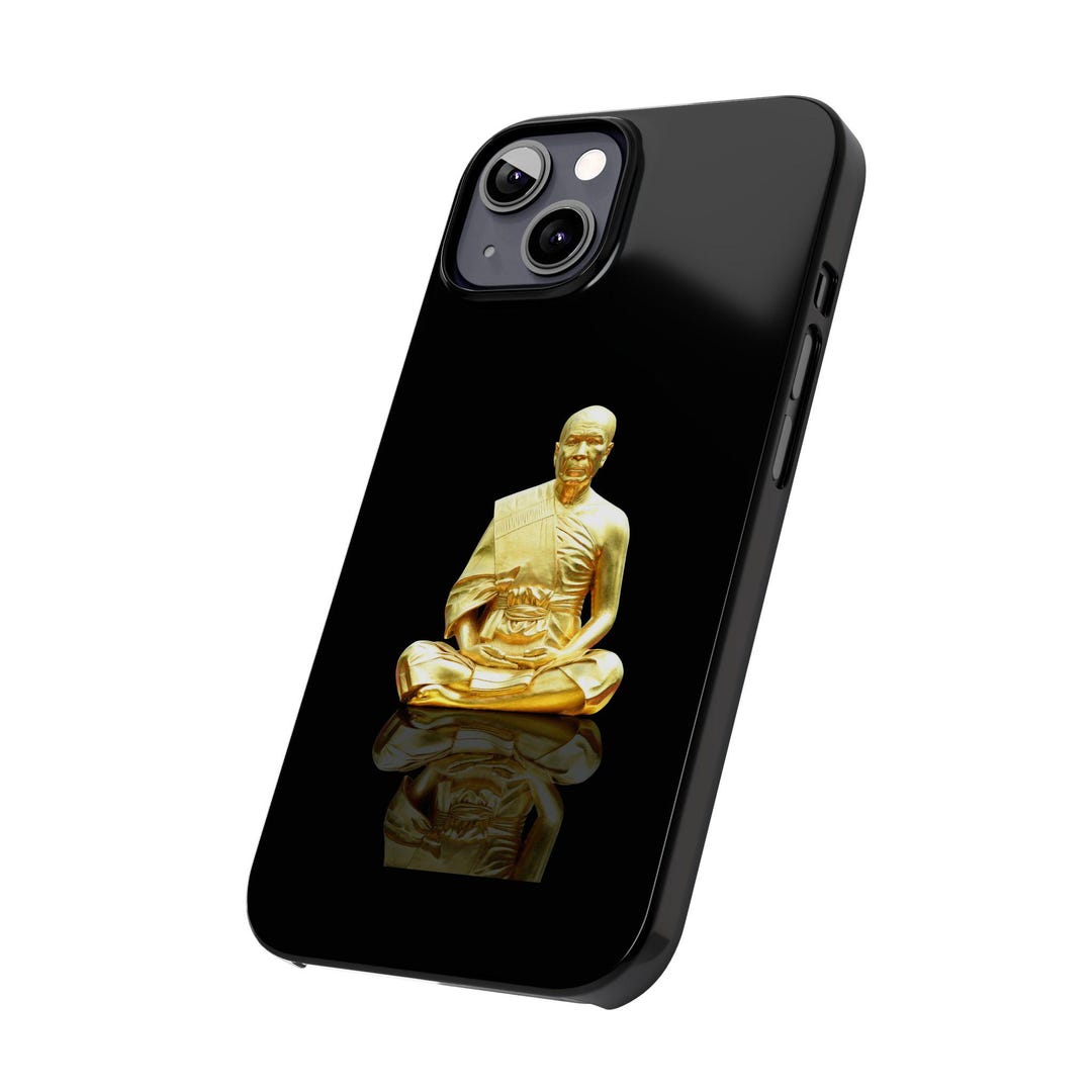 Buddhist Monk Slim Phone Cases, Minimalist Style & Zen Gifts ...