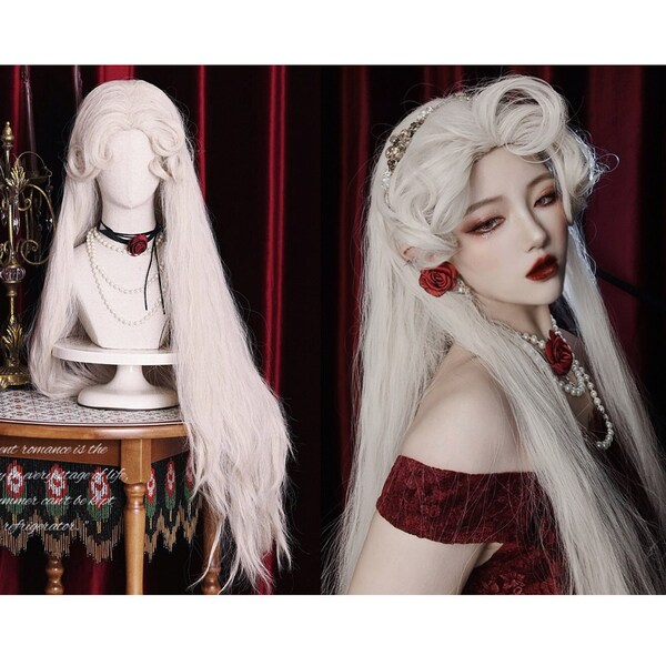 White Wig - Etsy